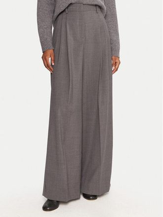 Max Mara Palazzohose Adelfi 2525136072 Grau Wide Leg