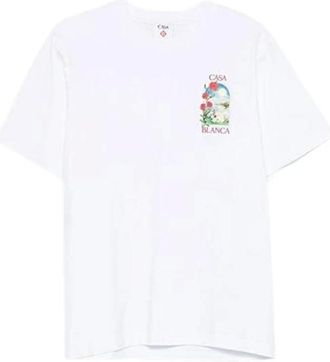 Casablanca Homme, Tops, Blanc, Taille: S LA Days Tee