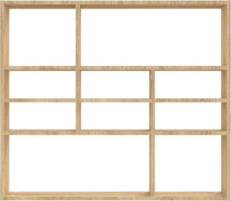 Generic Wandregal, Offener Aufbewahrungsorganisator mit Mehreren F&auml;chern, Dekoratives Wandregal, Ausstellungsregale aus Holzwerkstoff f&uuml;r Wohnzimmer, Schlafzi