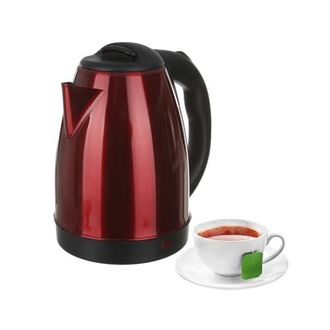 KASANOVA Kasanova 1 Wasserkocher 1,8 l, roter Stahl, Edelstahl 18/10 Polypropylen Elektronische Komponenten