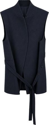 Meimeij Gilet Tailleur - Femme - Vestes - Bleu - Taille: 36 FR