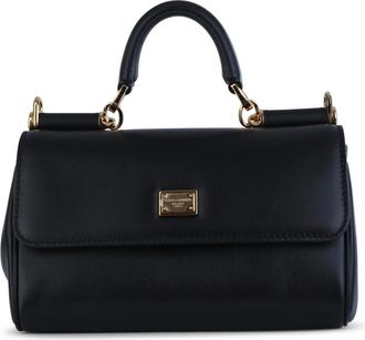 Dolce & Gabbana Crossbody Bags - Small Structured Top Handle Bag - Gr. unisize - in Schwarz - f&uuml;r Damen