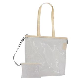 Miu Miu Pre-owned Klare Vinyl-Tragetasche - - Pre-owned - Damen - Beige - ONE SIZE