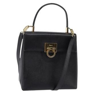 Ferragamo Sac &agrave; main Pre-owned - Femme - Pre-owned - Noir - Taille: ONE Size
