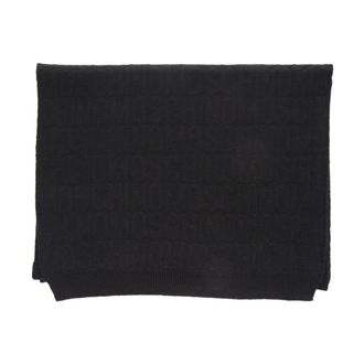 Moschino Femme, Accessoires, Noir, Taille: ONE Size &Eacute;charpe Logo