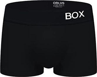 Generic Boxer en coton pour homme - Taille basse - Sexy - Respirant - Confortable - Couleur unie - Boxer pour homme, Noir, XXL taille courte