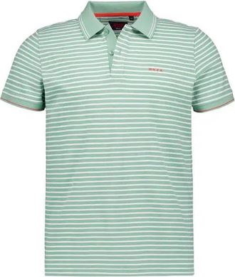 N.Z.A. Herren Polo-Shirt gr&uuml;n Baumwoll-Piqu&eacute;