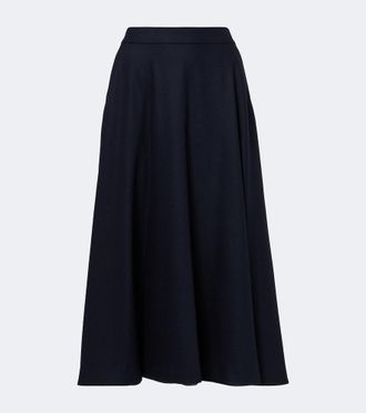 Max Mara Jupe midi en laine