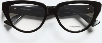 Bottega Veneta Lunettes oeil-de-chat Classic - Noir - Unisex - Unisex