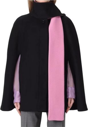Msgm Msgm, Femme, Vestes, Noir, Taille: 40 FR Capes