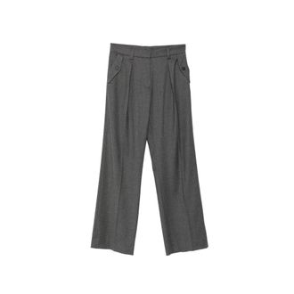 Antonelli Salice Pleated Wide-leg Trousers