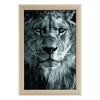 Goldbuch 92 0765 - Toscana - Cadre photo en bois - Pour photo au format 20 x 30 cm - Cadre portrait avec support et support mural - Cadre simple en MDF - Natur