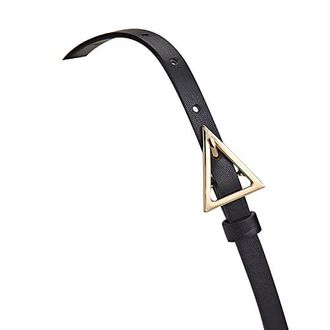 Generic Ceinture Elastique - Ceinture Femme &agrave; Boucle Triangle Style Cor&eacute;en Tendance pour Jeans &Eacute;l&eacute;gant et Tenues Modernes