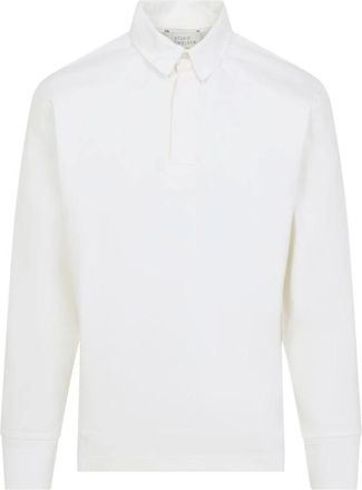 STUDIO NICHOLSON Homme, Tops, Blanc, Taille: XL Alyk Rugby Polo