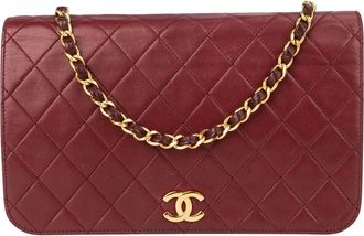 Chanel Crossbody Bags - Chanel Quilted Lambskin 24K Gold Single Flap Shoul - Gr. unisize - in Bunt - f&uuml;r Damen