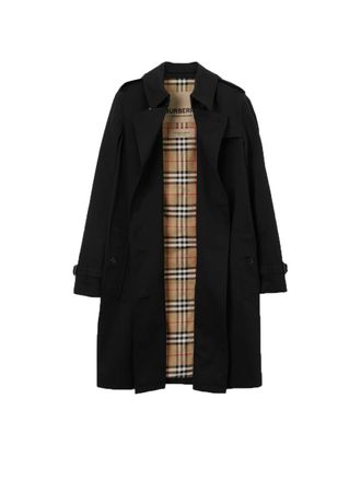 Burberry Kensington Trench Coat - Black