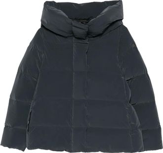 Roberto Ricci Design Wattierte Kapuzenjacke - Grau