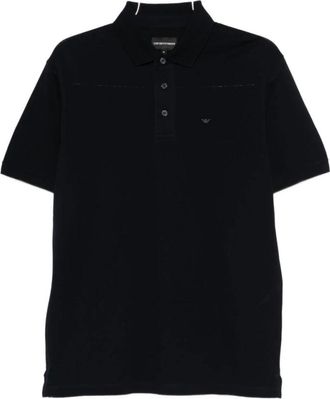 Emporio Armani Homme, Tops, Bleu, Taille: XL Polo Chemises