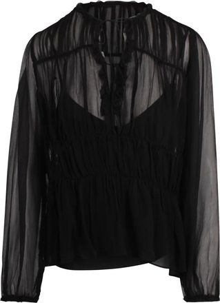 Ulla Johnson Damen, Blusen & Hemden, Schwarzk, 2XSGr&ouml;&szlig;e