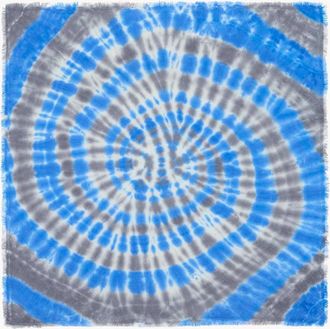 Kujten Grand bandana cachemire tie & dye - Grand Bandana Hachiko Sunny