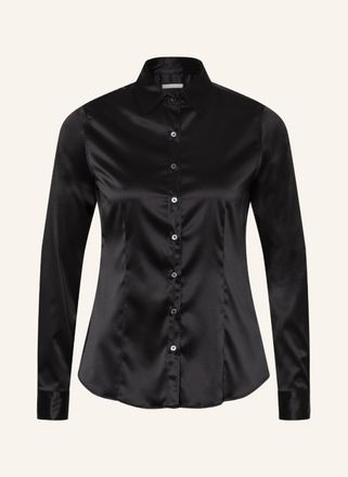 Robert Friedman Robert Friedman Hemdbluse Agata Aus Satin schwarz