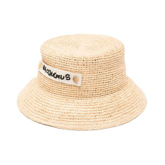 Jacquemus Femme, Accessoires, Beige, Taille: 58 CM Chapeau en raphia