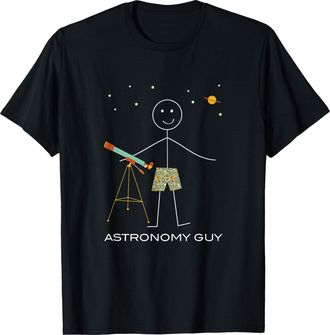 Whyitsme Design Lustiger Astronomie-Astronomie Guy Boy Astronomer Star Gazing T-Shirt