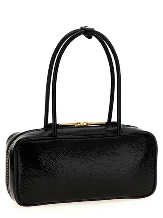 Miu Miu Womens Black Lamb Leather Handbag Bag