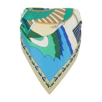 Tory Burch Femme, Tops, Multicolore, Taille: 40/42 FR Haut Foulard en Soie Imprim&eacute;e