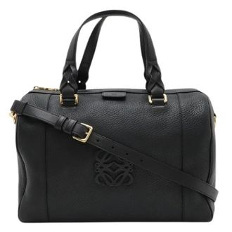 Loewe Pre-owned Leder Fusta 31 Handtasche 2Way Schwarz - - Pre-owned - Damen - Schwarzk - ONE SIZE