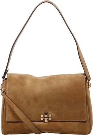 Tory Burch Femme, Sacs, Brun, Taille: ONE Size Charlie Suede Shoulder Bag