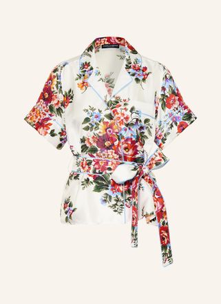 Dolce & Gabbana Seidenbluse weiss