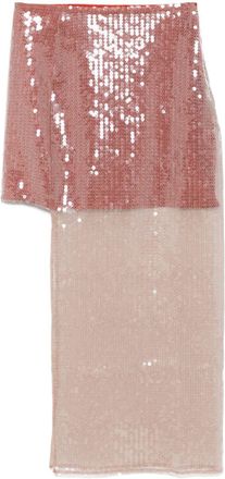 Nensi Dojaka Asymmetrischer Midirock - Braun