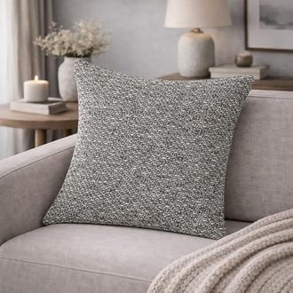 Home Wohnideen Kissenh&uuml;lle FJELLA Leinenoptik, Ohne F&uuml;llung, Farbe:Stein, Gr&ouml;&szlig;e:50 x 50 cm, Anzahl:1x