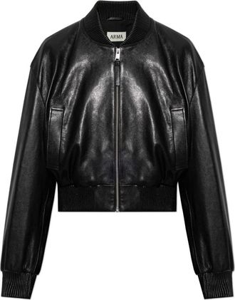 Arma Femme, Vestes, Noir, Taille: 42 FR Veste Hannan en cuir