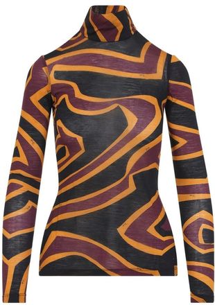 Pucci Iride-print Roll-neck Top