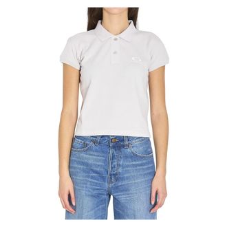 Balenciaga SS Schmutziges Wei&szlig;es Baumwoll-Polo - - Tops - Damen - Wei&szlig; - XS