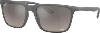 Ray-Ban Rb4385 Polarized+ Sonnenbrille - - Accessories - unisex - Grau - 58 MM