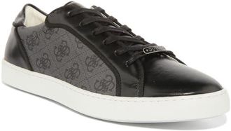 Guess Guess Homme Boizzeno Chaussure de Piste dathltisme, Noir, 44 EU