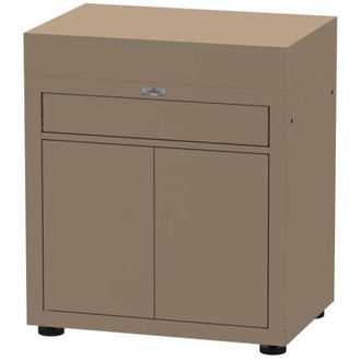 Le Marquier Meuble cuisine ext&eacute;rieure avec tiroir- 80 x 55 cm - taupe - Le Marquier