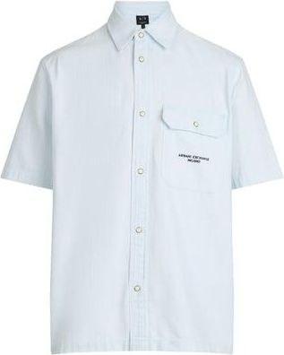 A|X Armani Exchange Chemise droite ray&eacute;e en coton