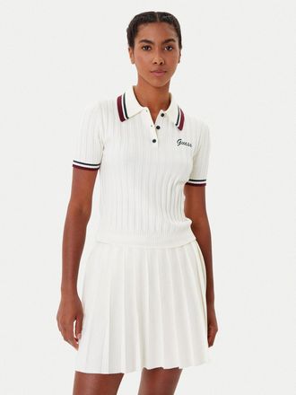 Guess Poloshirt V5BP04 Z1152 Wei&szlig; Regular Fit