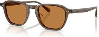 Oliver Peoples unisex, Accessoires, Brun, Taille: 50 MM Lunettes de soleil Emryn