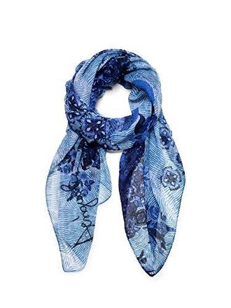 Desigual Foulard Bleu Femme