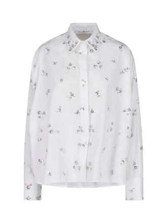 Ermanno Scervino Hemd Mit Paillettenapplikationen