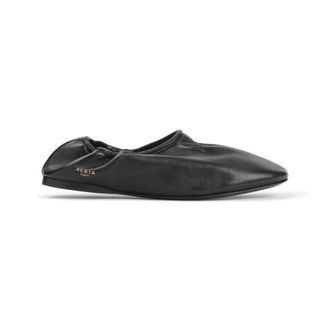 Alaia Geschmeidige Slipper aus Leder - - Shoes - Damen - Schwarzk - 37 EU