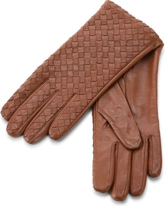 TR HANDSCHUHE WIEN Homme, Accessoires, Brun, Taille: 8 1/2 IN Leather Gloves