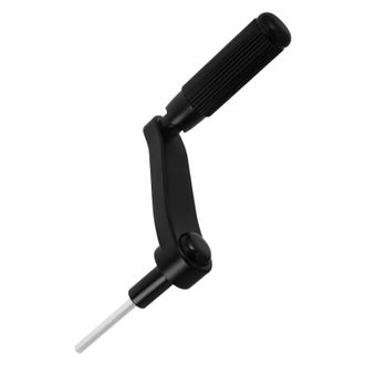 Angoily H&ouml;henverstellbare Handkurbel f&uuml;r Schreibtisch mit Klappbarem Griff Kunststoff Eisen Konstruktion Ergonomisch Schwarz 12x4x4cm Manueller Tischlift f&uuml;r 