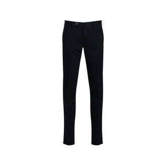 PT01 Pantalon slim &agrave; plis en coton
