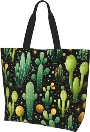 Generic De Nombreux Cactus Sac A Main Femmes Imperm&eacute;able Sacs L&eacute;ger Sac A Main Femme Pour Gym Voyage Plage